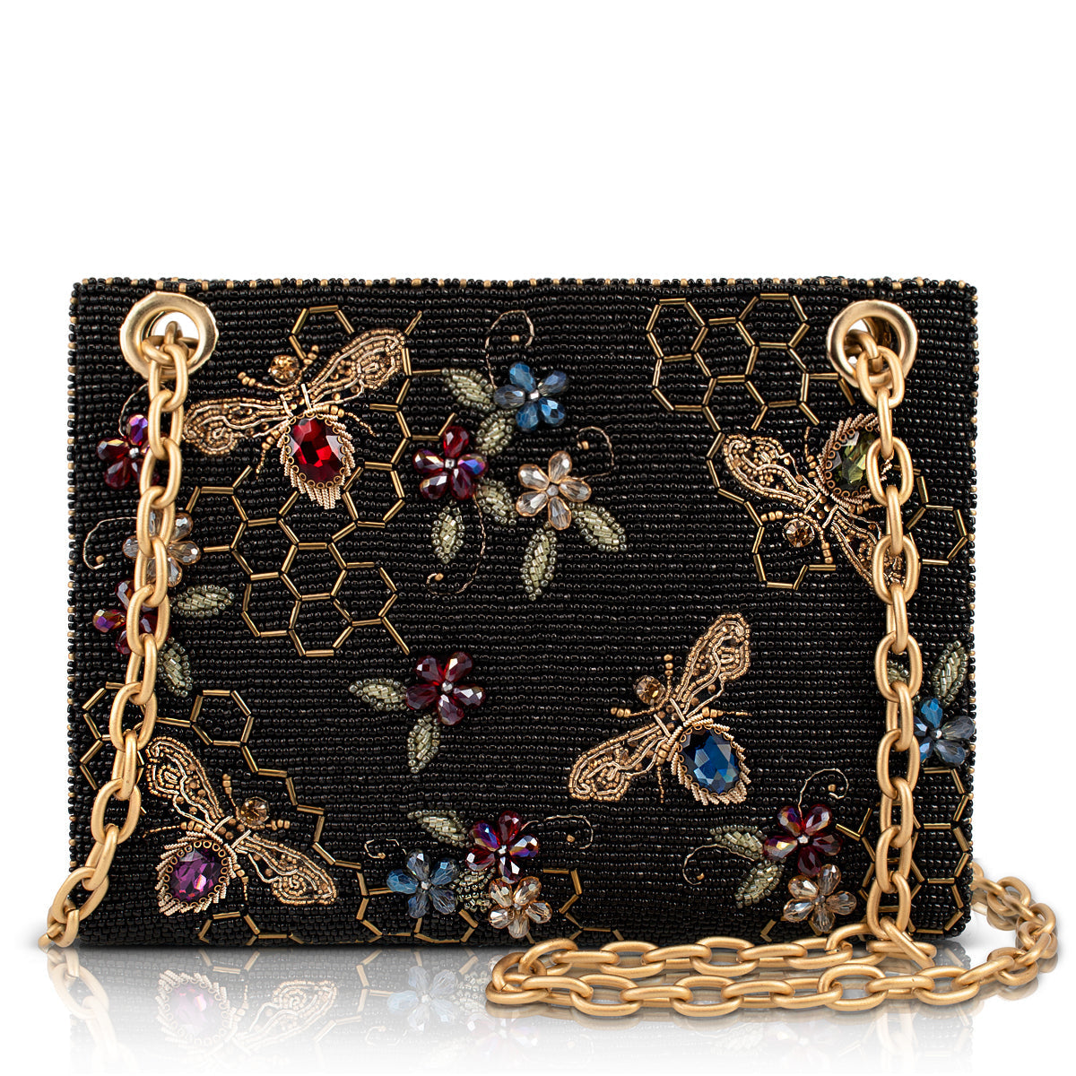 Haute Hive Bees and Honeycomb Crossbody Handbag