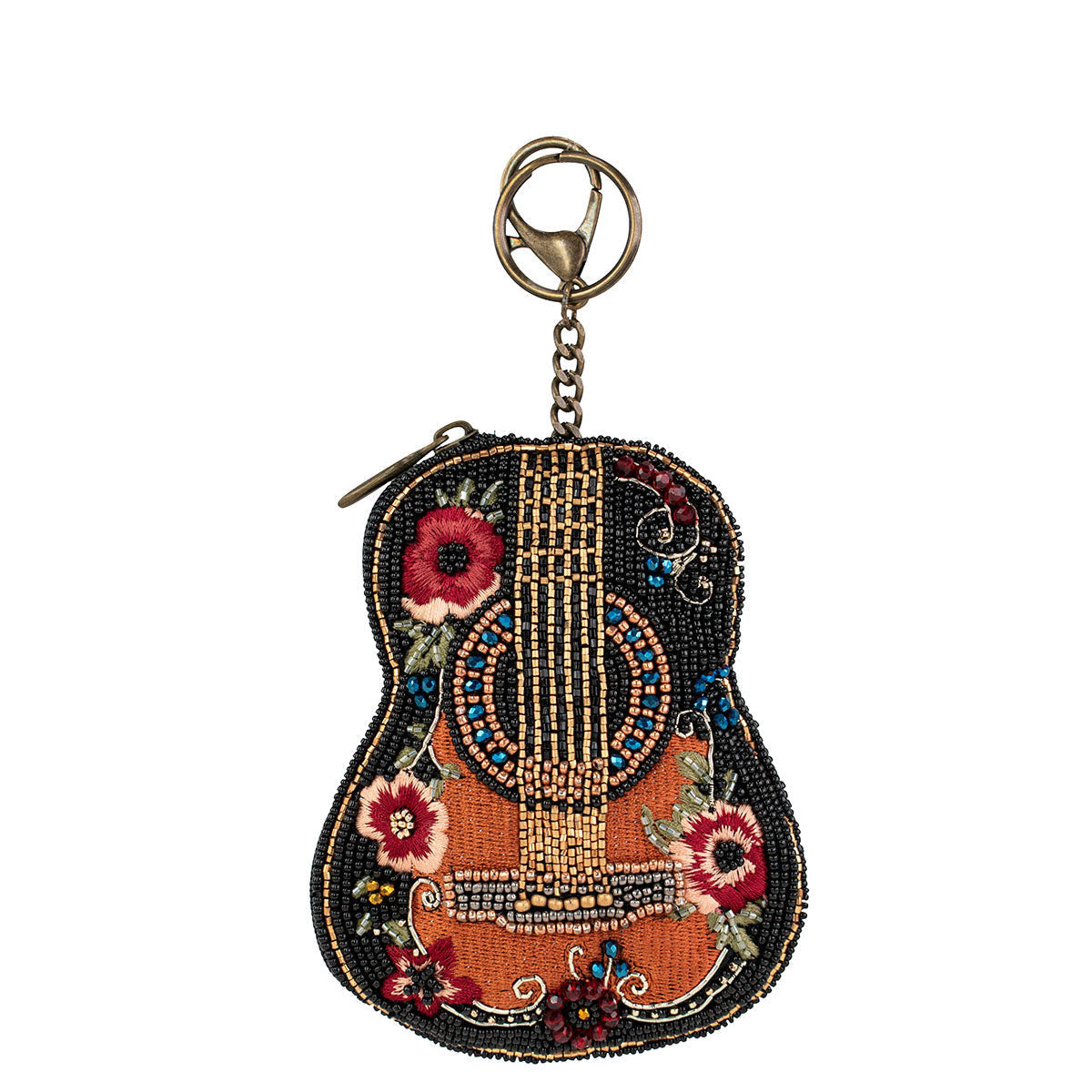 Classical Vibe Beaded Guitar Coin Purse/Key Fob - Mary Frances