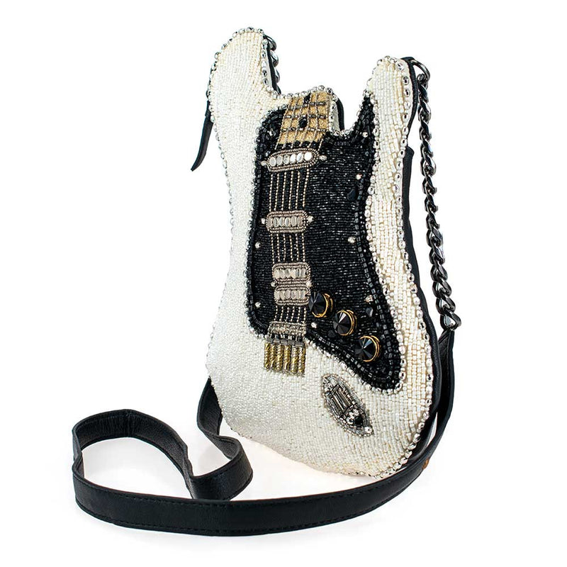 Fend for Yourself Guitar Shaped Crossbody Handbag - Mary Frances