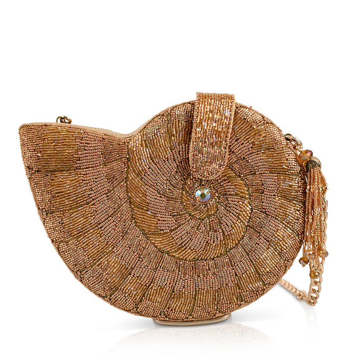 Gold Coast Sea Shell Crossbody Handbag
