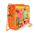 Relax and Rewind Beaded Tropical Cocktails Shoulder Handbag Purse