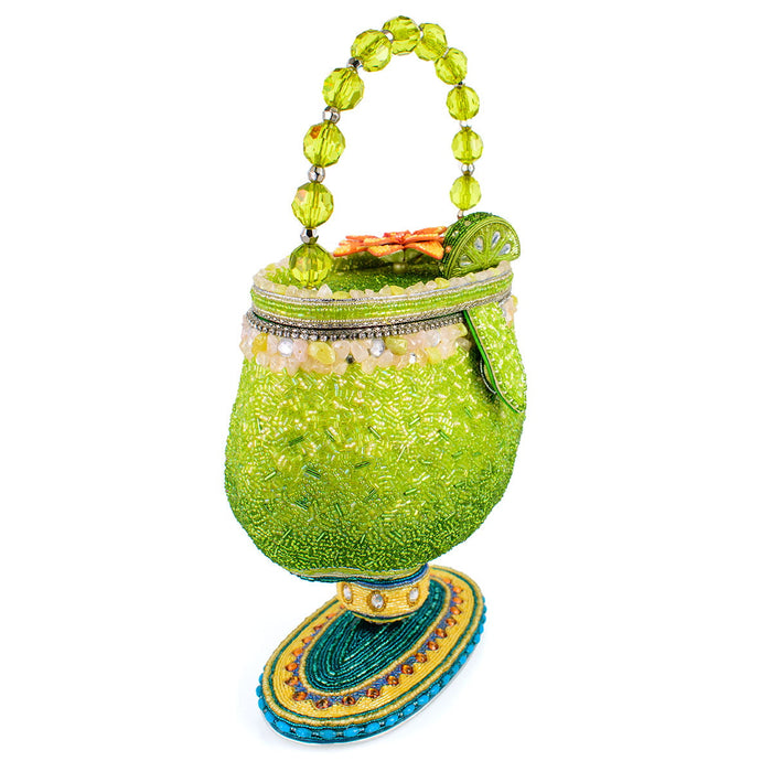 Salty Beaded Margarita Shaped Novley Top Handle Bag - Mary Frances